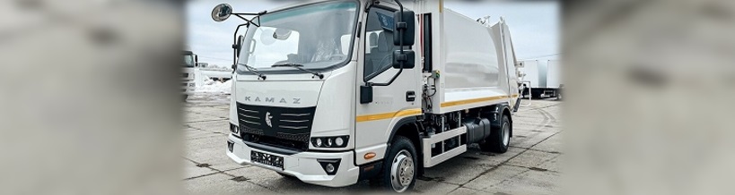 KAMAZ presents a new Compass 43089-F5 garbage truck - NAPI