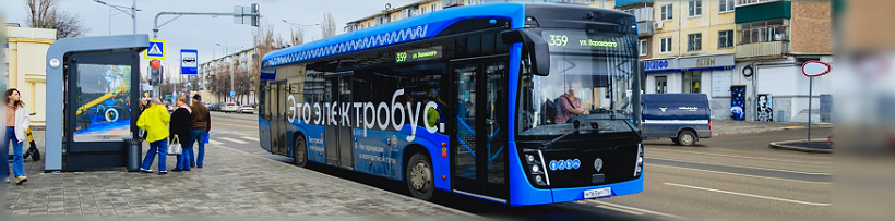 KAMAZ-6282 electric bus is being tested in Lipetsk - NAPI