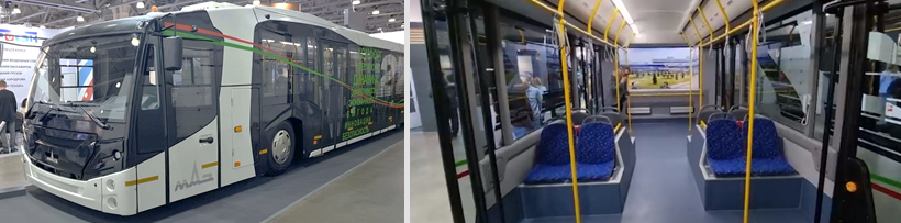 MAZ 271 apron bus is presented at the NAIS 2024 exhibition - NAPI