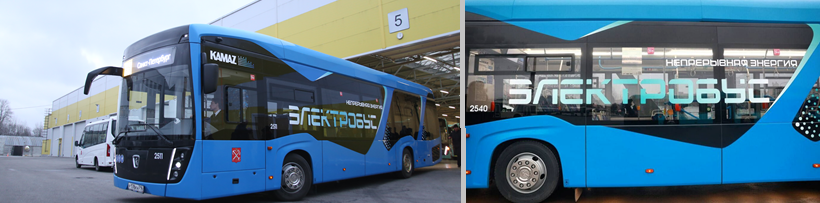 KAMAZ-6282 electric bus is being tested in Saint Petersburg - NAPI